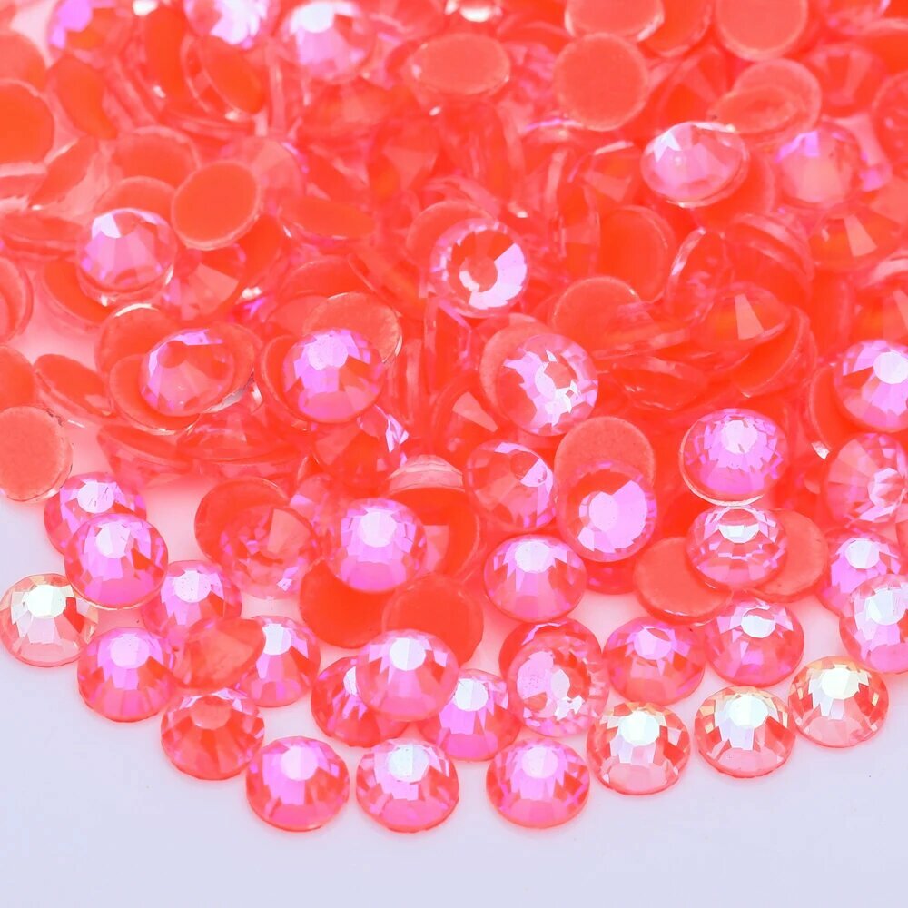 Стразы розовые неоновые Hyacinth AB Neon SS16-1440pcs