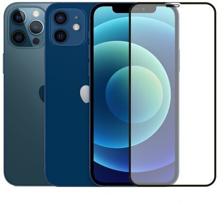 Защитное стекло Remax Medicine GL-27, для iPhone 12 и 12 Pro, черное, твердость 9H