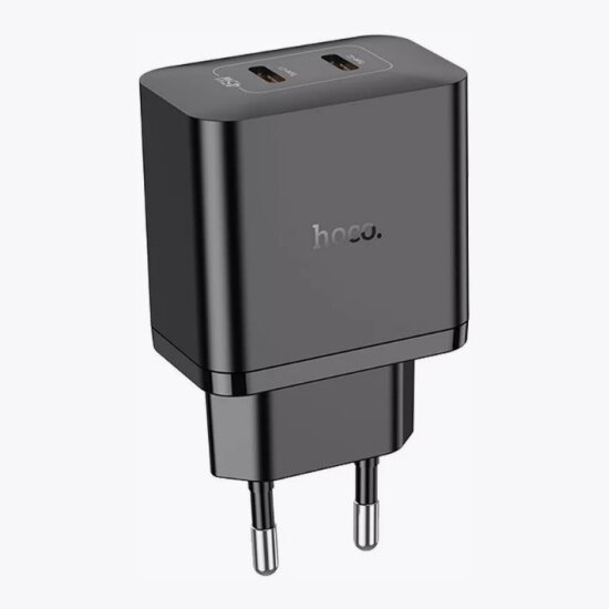 Сетевое зарядное устройство Hoco N42 Elogiado 45W (PD+QC+AFC), черный