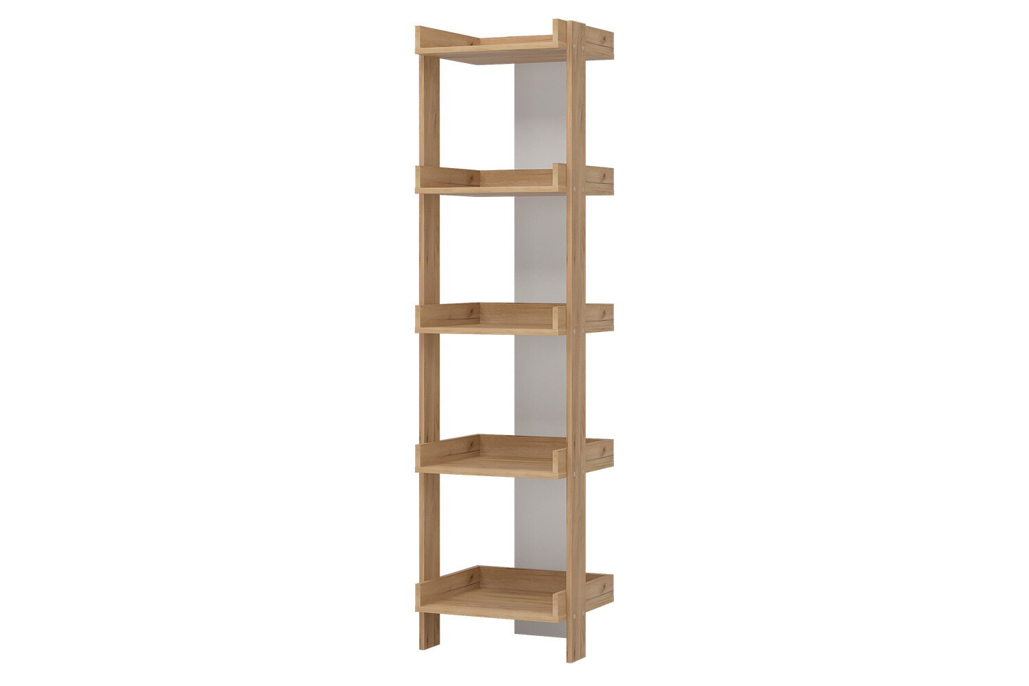 Стеллаж Hoff Ирис, напольный, 48,5х180х42 см, ЛДСП, цвет дуб крафт золото