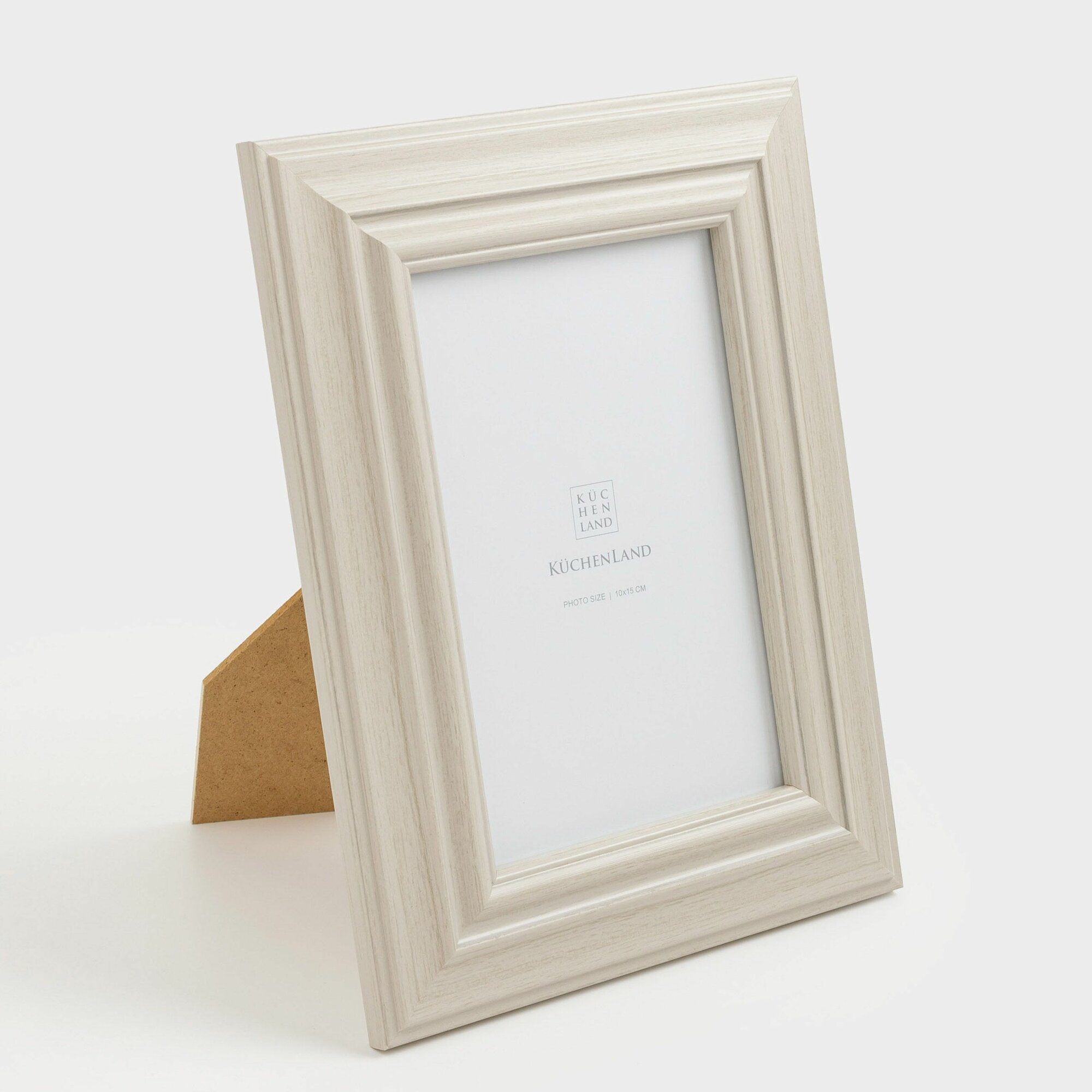 Фоторамка, 18х16 см, пластик/стекло, бежевая, Gallery, Kuchenland