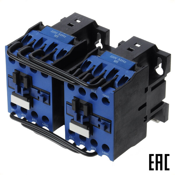 Пускатель магнитный ПМЛ 2500 220В 25А 1з реверсивный IP00 без реле 110586 КЭАЗ