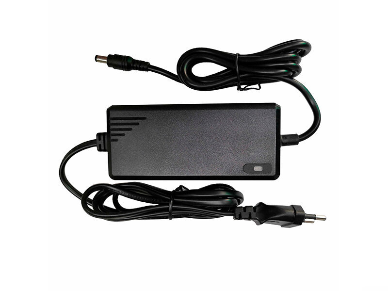 Блок питания Optimus 12/4.0 12В, 4А, пластик, вилка 220V, штекер 12В