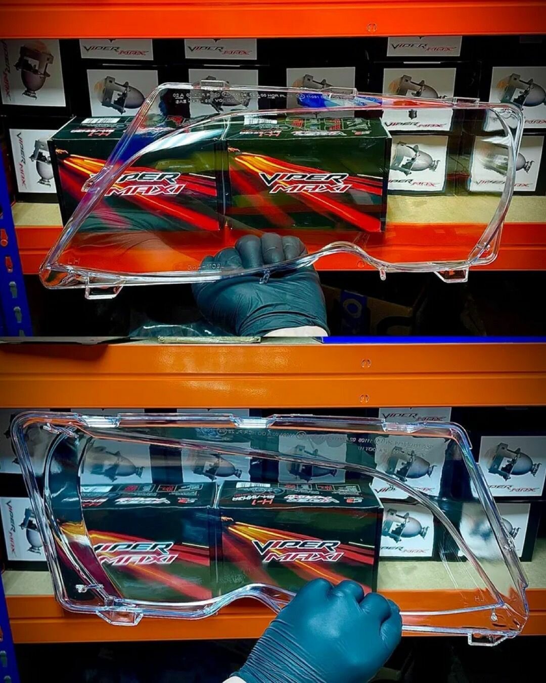 Стекло фары BMW 3 E46 2001-2006 (комплект) БМВ 3 Е46