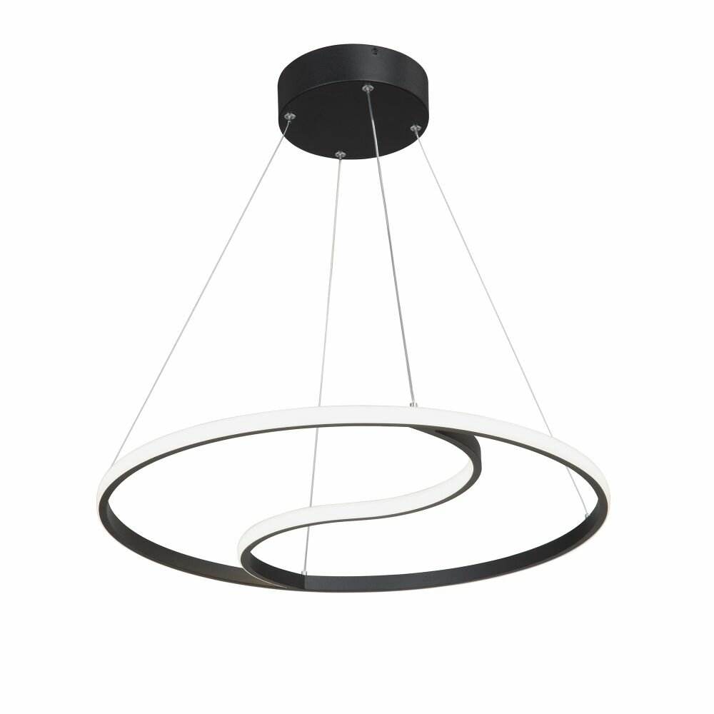 Светильник Светодиодный Vitaluce V4652-1/1S, LED 56Вт, 3900-4200K, 3200Lm Черный, Матовый / Виталюче.