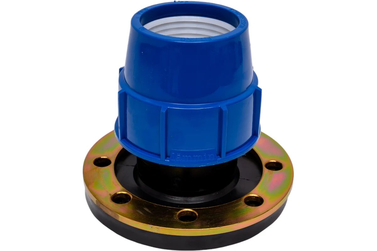 LAMMIN Фланец компрес. для пэ труб 90 x ду100(4") 8/1 Lm34015090100