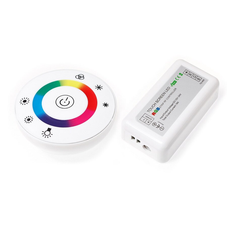 Контроллер с пультом круглый12-24V (216-432W)