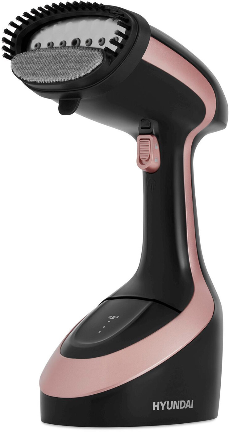 Отпариватель ручной Hyundai H-HS02127 1650 Вт, черный/розовый