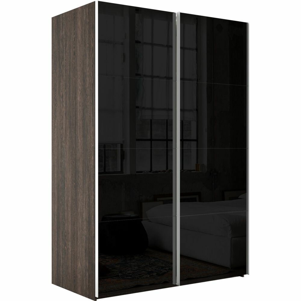 Шкаф-купе Эста 1,6, 2,2м 2черн стекла