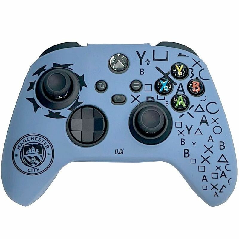 Силиконовый чехол для Xbox Series Controller (ФК Манчестер Сити)