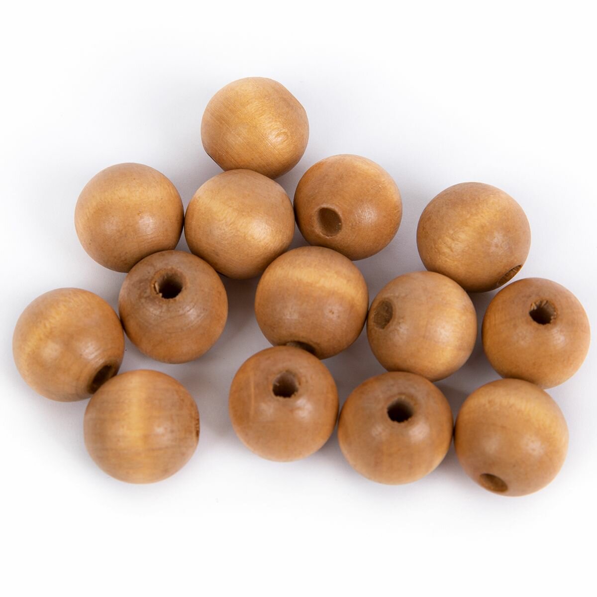 Бусины деревянные для рукоделия Zlatka HWBD-22 22 мм 10 уп по 40 г тёмное дерево