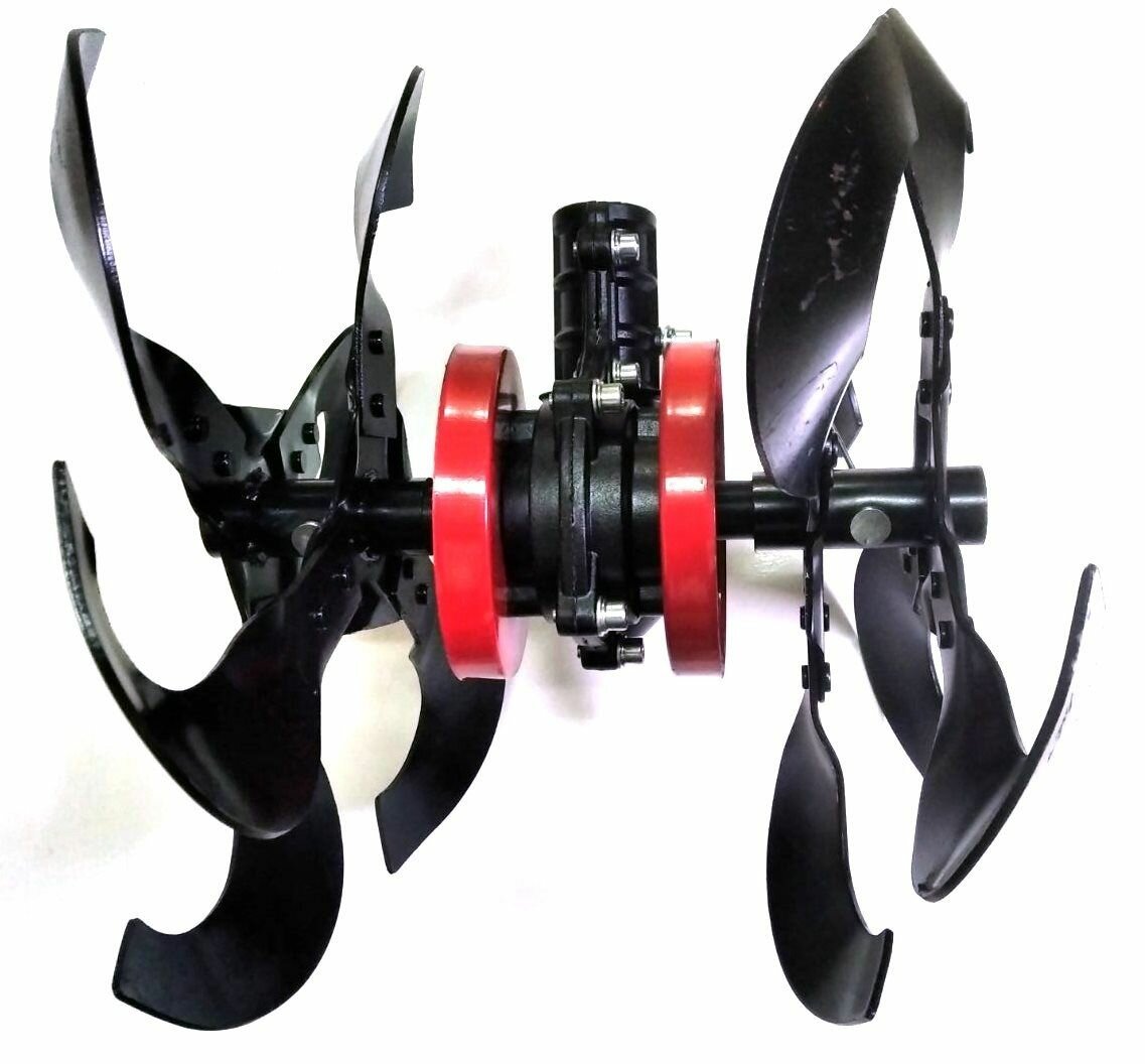 Насадка-культиватор для триммера 26мм 9 зубов (пропольник, окучник, сабельные фрезы)