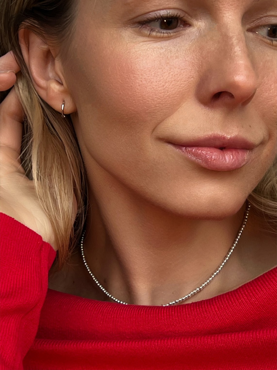 Моносерьга, серебро, 925 проба