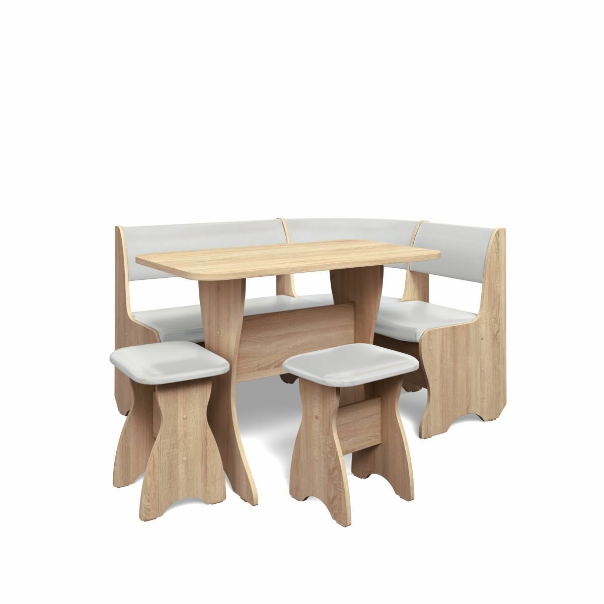 Кухонный уголок Таисия Дуб Сонома/Б. Милк/Дуб Сонома