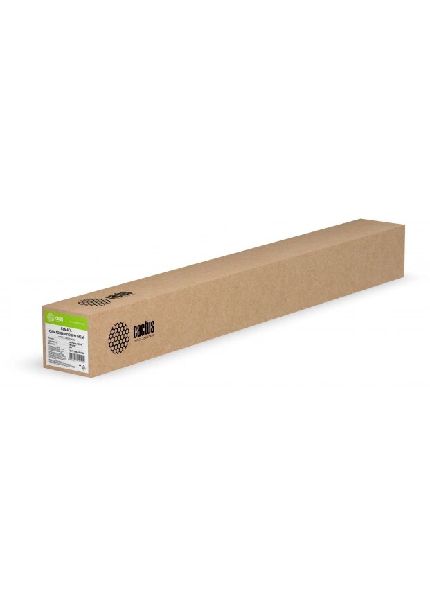 Бумага Cactus CS-PC180-106730 42"(A0+) (1067мм-30м), 180г/м2, белый