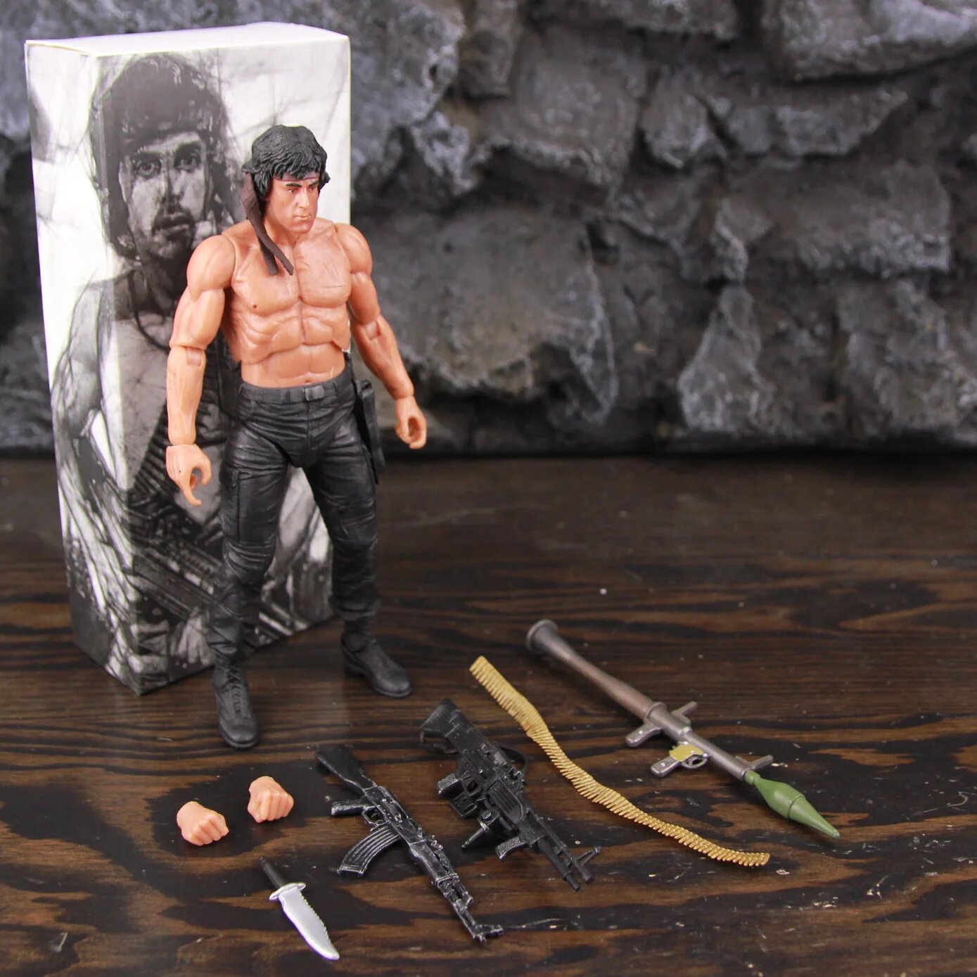 Фигурка Rambo 7 дюймов Hot Toys Standard Ed.