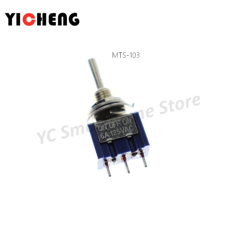 Водонепроницаемые переключатели SPDT, нержавеющая сталь, 5 шт. 3Pin ON-OFF-ON