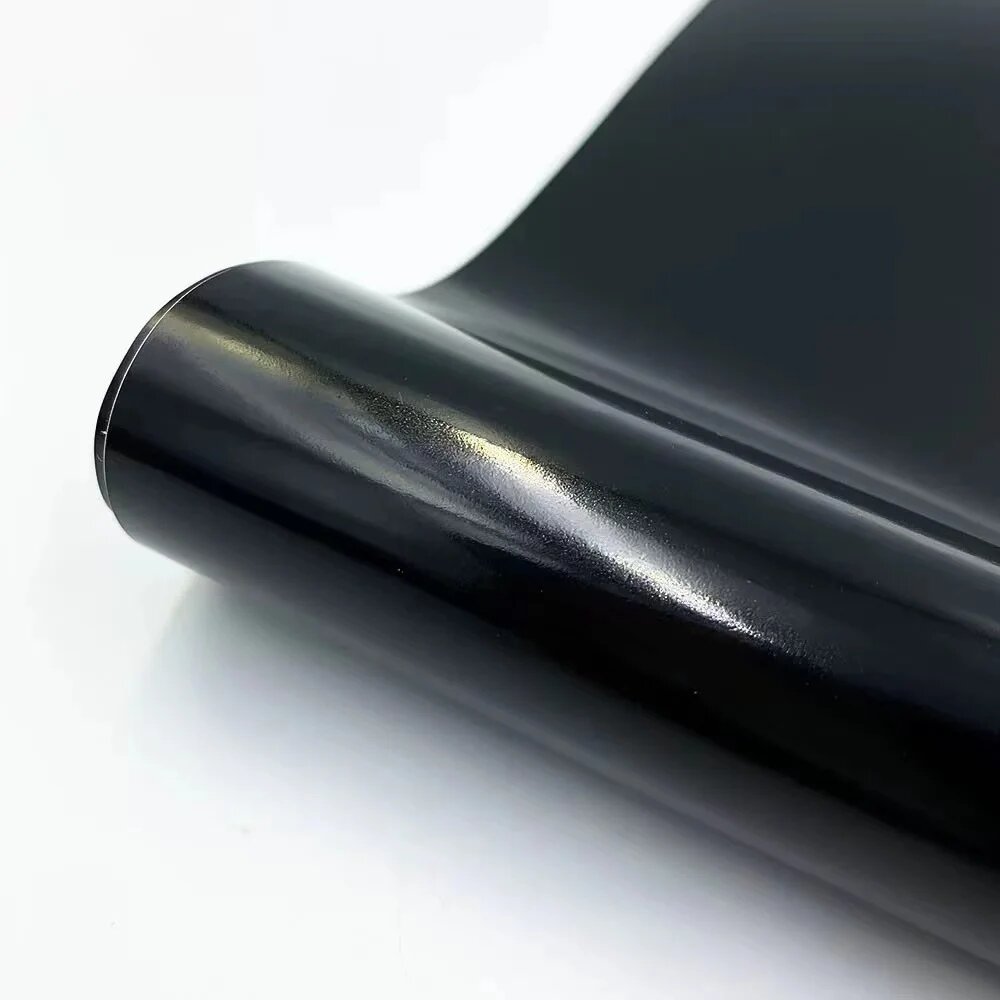Прозрачный самоклеящийся винил WXPYU для поделок Черный, 30cmx100cm, K3