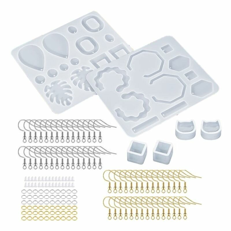 DIY Forms изготовила форму из эпоксидной смолы для изготовления хрустальных сережек "сделай сам"