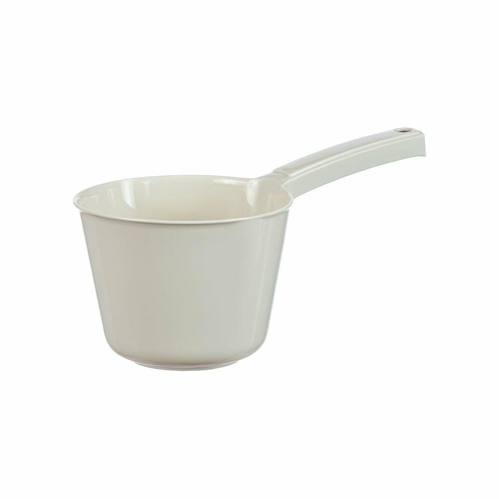 Ковш IDEA 1л М 1215 белый ротанг