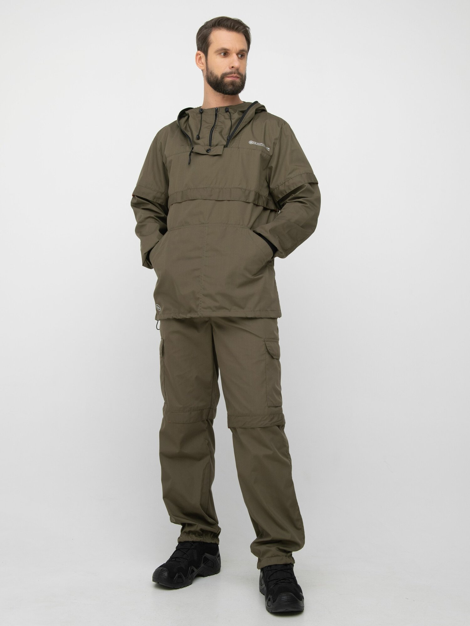 Костюм летний Антигнус-Люкс ткань Сорочка цвет Хаки 48-50/182-188