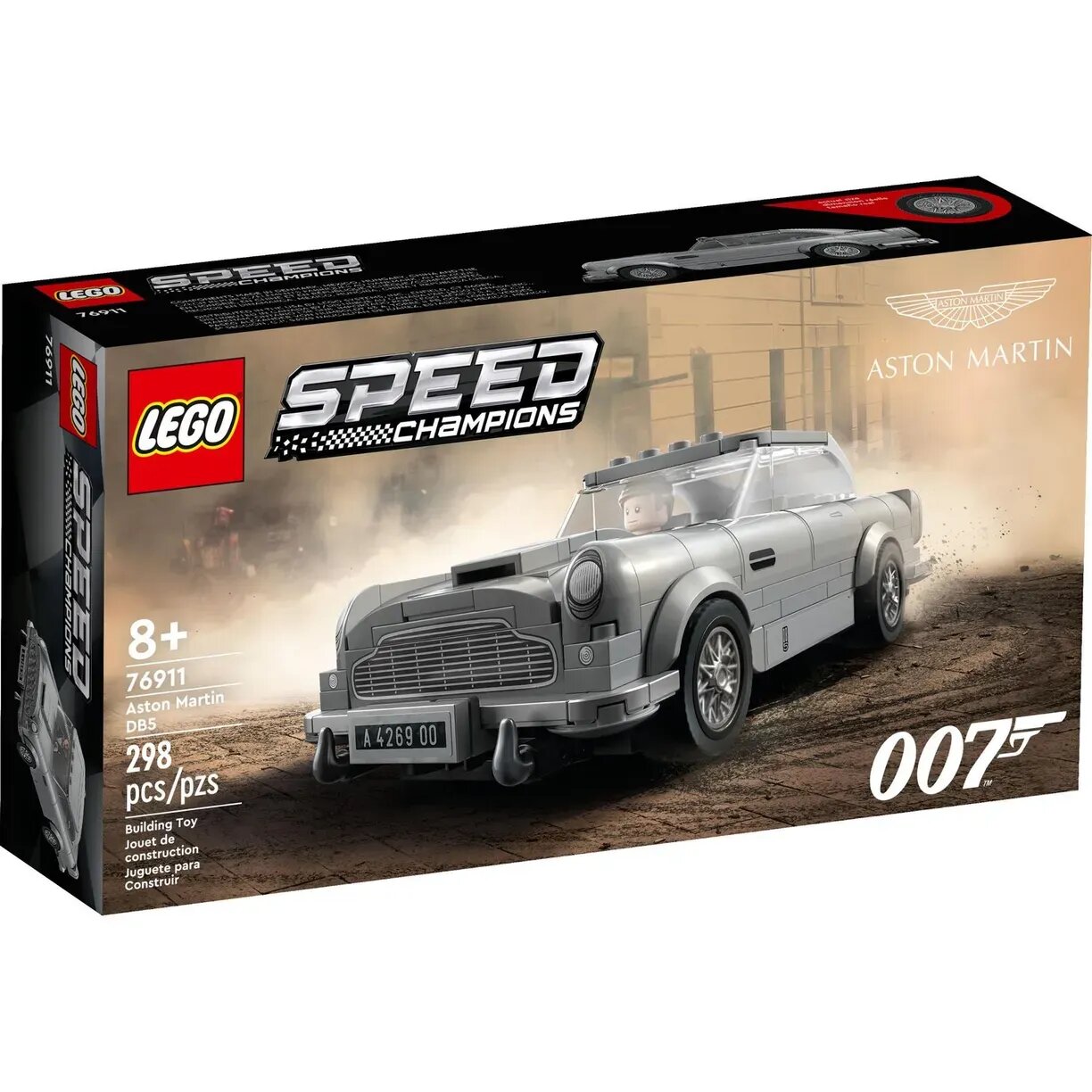 Конструктор LEGO Speed Champions 07 Aston Martin DB5 76911, 298 деталей, от 8 лет