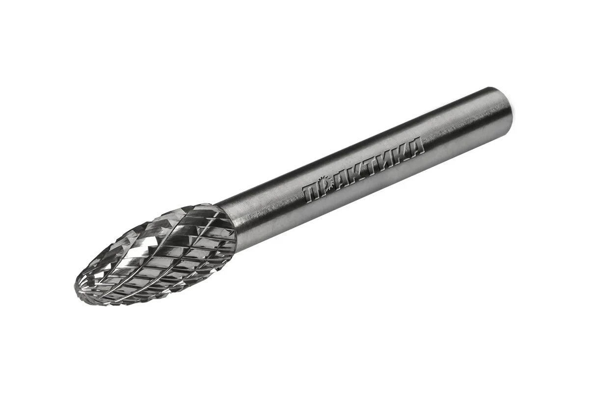 ПРАКТИКА фреза по металлу твердосплавная параболическая овальная 8×20мм хвостовик 6мм 644528