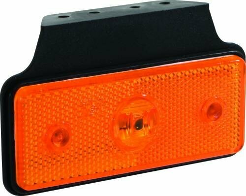 Контурный диодный фонарь жёлтого цыета типа led с проводом Fristom MD-013Z+KLED