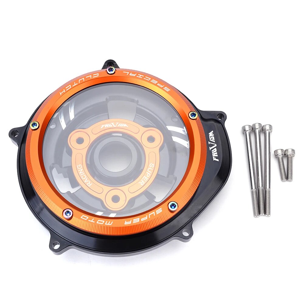 Для мотоцикла KTM 1290 Super Duke R GT 2014-2023 1050 1090 1190 Adventure R/S/T Прозрачная крышка сцепления двигателя Pretector D