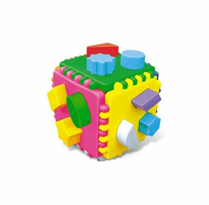 Логический куб-сортер Stellar Малый, пластик, 8х8х8 см