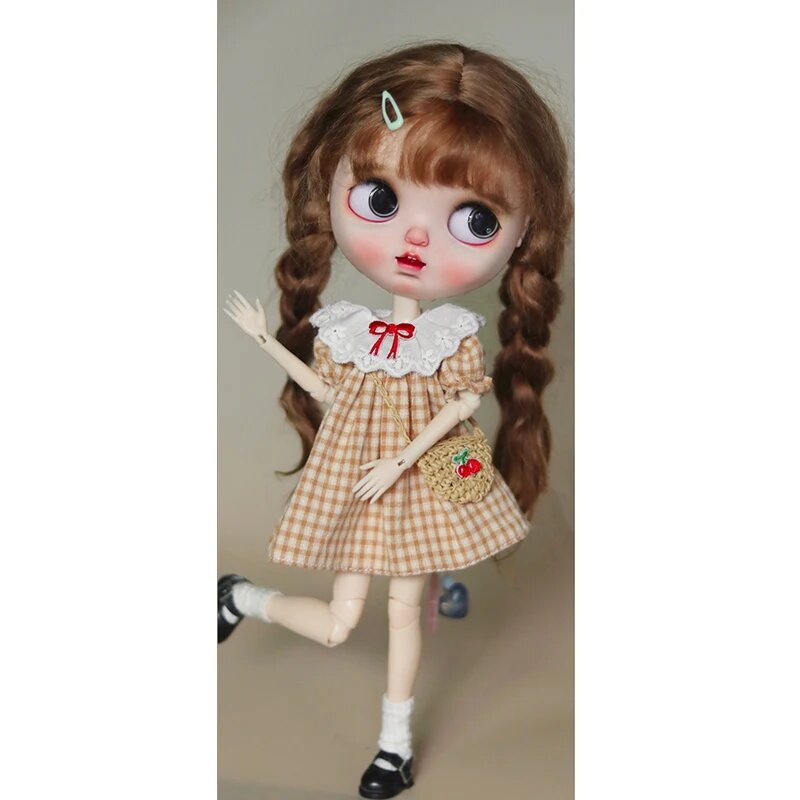 Платье для кукол Blythe 1/6 Yellow Dress