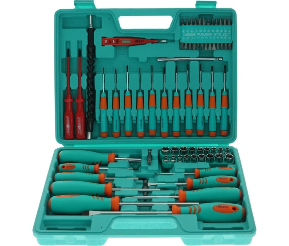 Набор отверток Sturm! 1040-02-SS10 в компл:71 предмет жесткий кейс