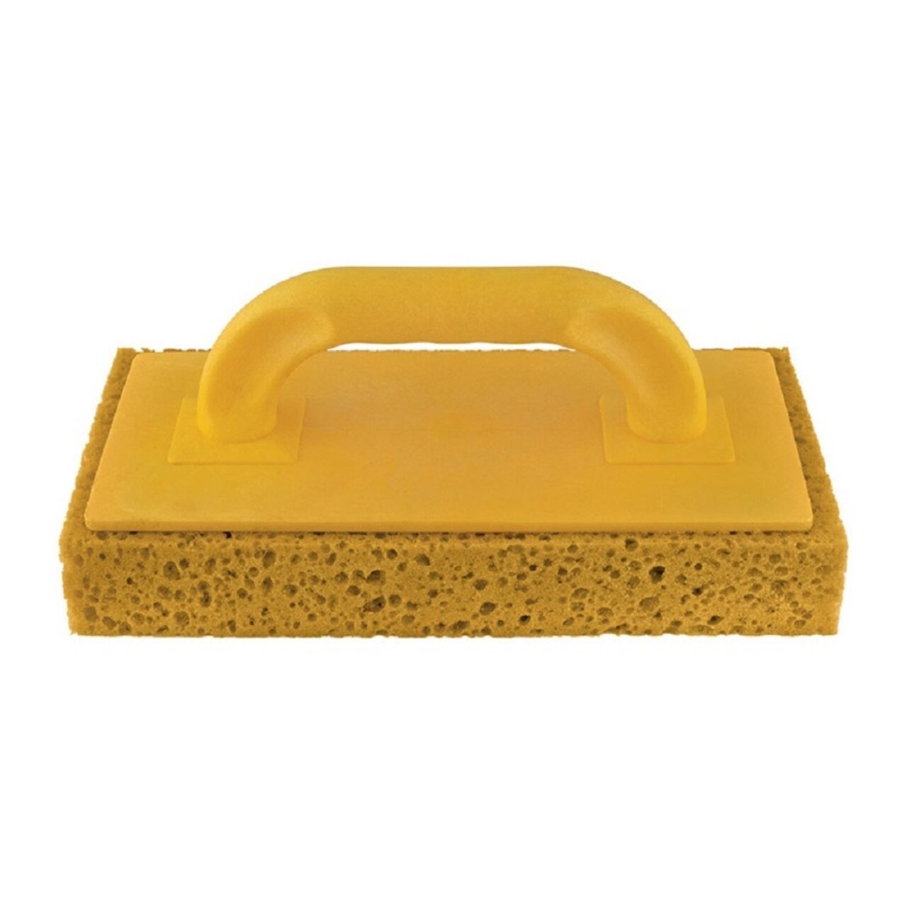 Бибер терка пластмассовая с крупнопористым пенополиуретановым покрытием 280×140 мм