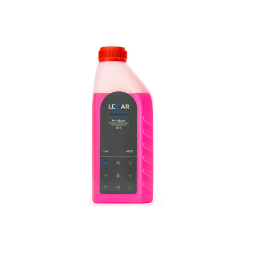 Антифриз Lecar G12 готовый -40C красный 1 л 000041210