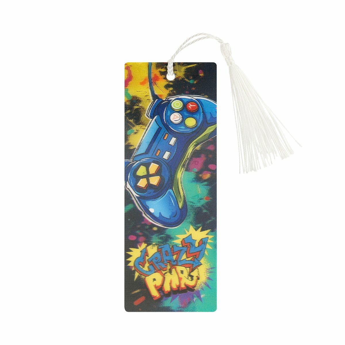 Закладка для книг с линейкой ArtSpace "Game", 3D-эффект, декоративный шнурок (3D_45548), 20шт.