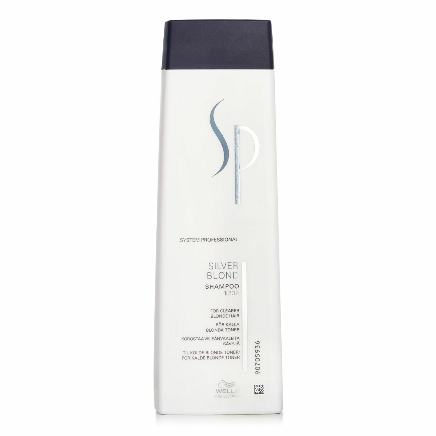 Шампунь Wella SP System Professional Silver Blond для холодных светлых оттенков 250мл