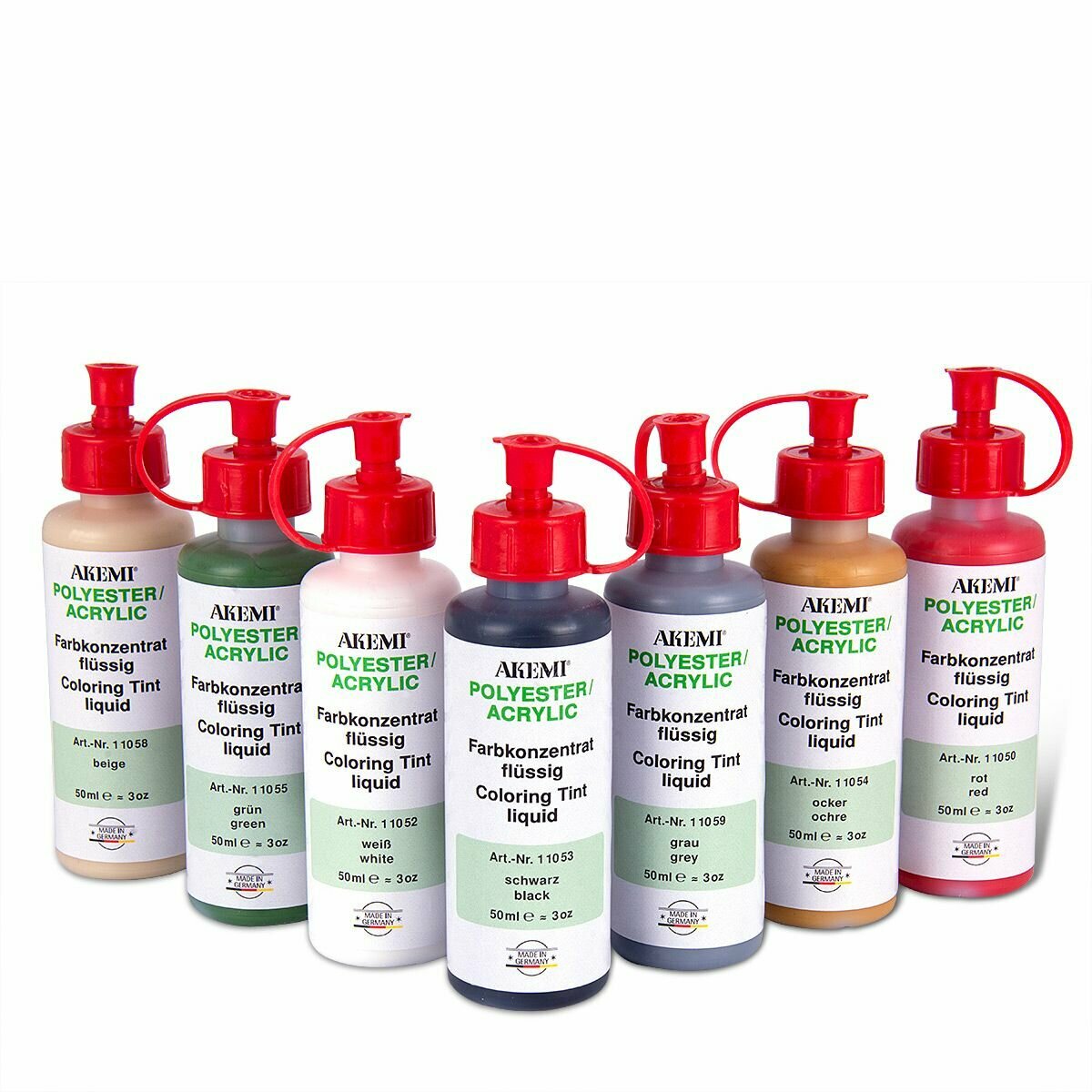 Akemi (Акеми) колер для полиэфирных составов, серый, жидкий, 50 мл.