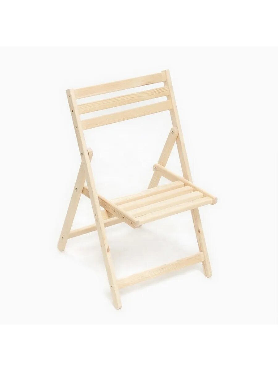 Прочная складная банная лавка из хвои