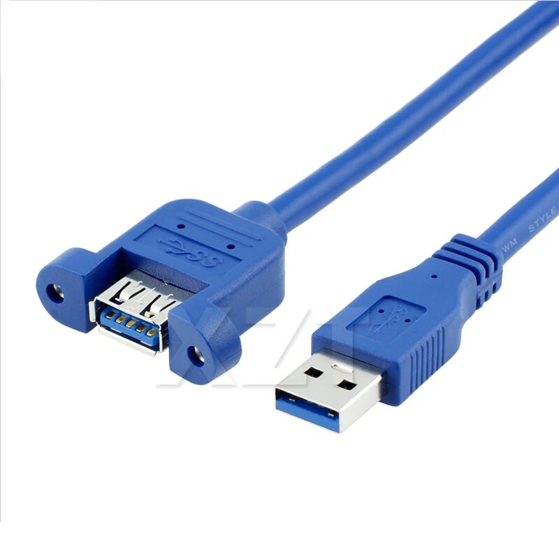 USB 3.0 кабель-удлинитель синий, 0.3 м