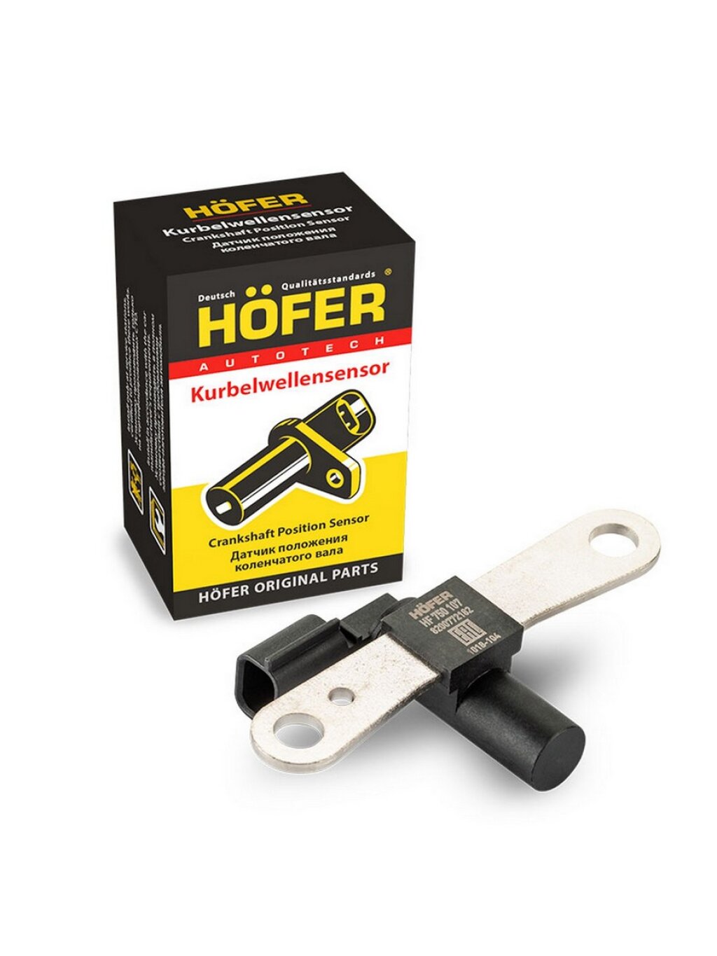 Датчик положения коленвала для а/м Lada Largus, Renault Logan н/о (8 клап.) HOFER