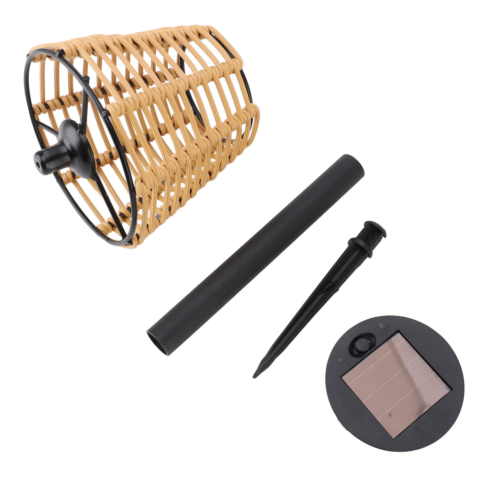 Солнечный колят легкие водонепроницаемые декоративные тканые ландшафтные ландшафтные ландшафты для двора садовой газоны