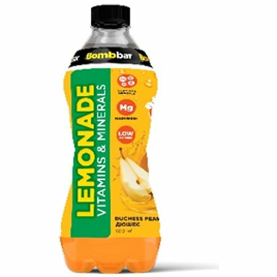 Напиток Bombbar Лимонад Груша безалкогольный с витаминами 500 мл