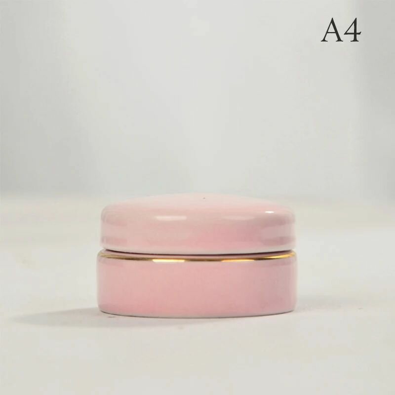 Баночки для пробников, керамика, 4см х 2.2см, 7мл, розовые, 1 шт