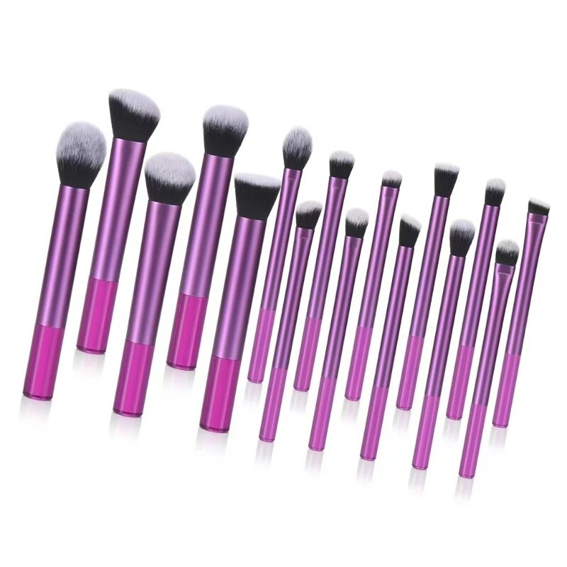 Набор кистей для макияжа MAANGE 16 шт, Pink