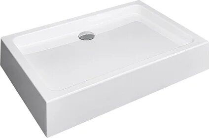 Поддон для душа Radaway Laros D 100x80 см, акриловый, прямоугольный, средний