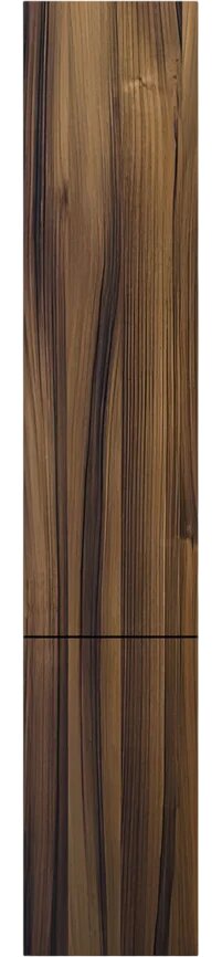 Шкаф-пенал для ванной AM.PM Gem 30 L подвесной, 30 см, темное дерево, коричневый, матовый, с дверками