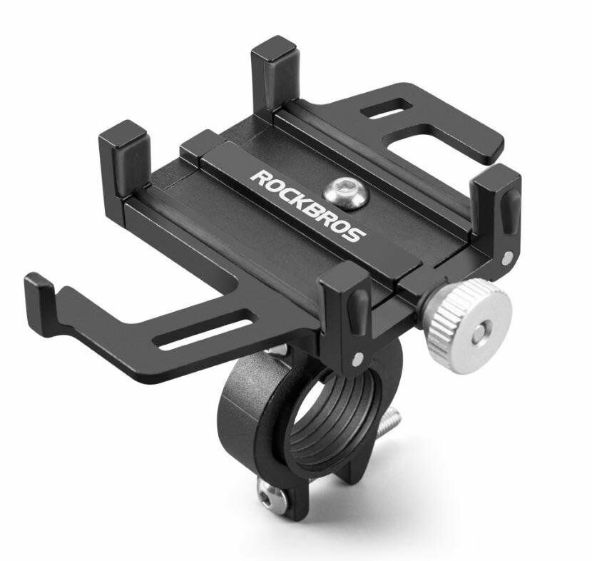 Держатель для телефона Rockbros регулируемый черный. Крепление на руль. Арт. RB_699-BK