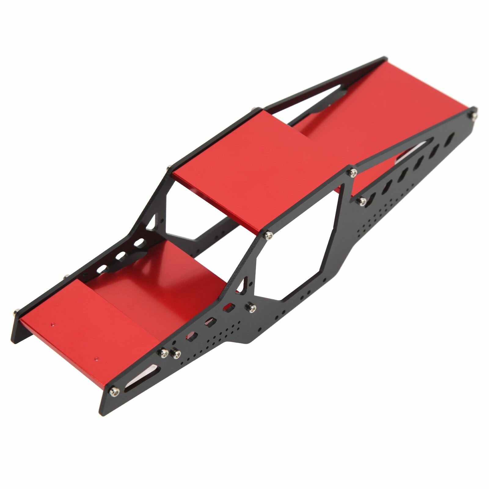 Каркас корпуса автомобиля из алюминиевого сплава с дистанционным управлением, рулонный каркас 1/24, детали для обновления радиоуправляемого автомобиля для осевого SCX24, красный