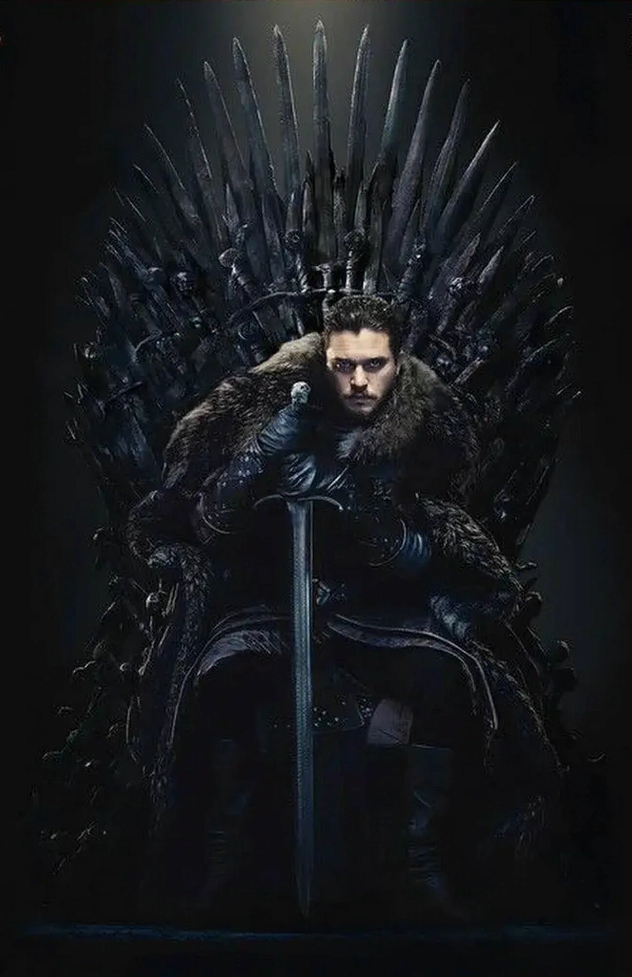 Плакат, постер Джон Сноу Игра Престолов. Game of Thrones на бумаге, размер 30х42см