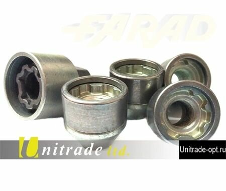 Секретные гайки Farad StarLock конус М12х1,5 с одним ключом (арт. EN115GM21)